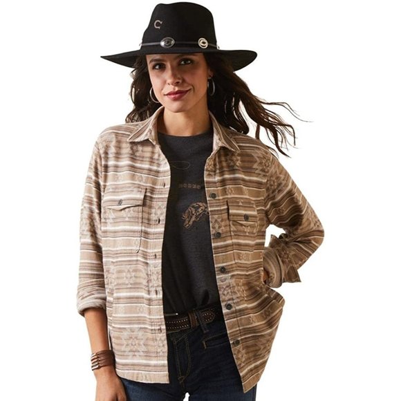 Ariat | Tops | Ariat Real Womens Button Down Chore Shirt Jacket Shacket ...
